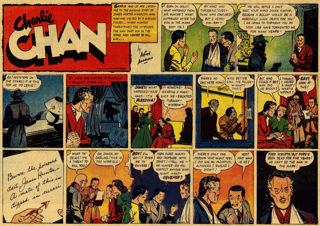 Sunday Comics: March 30, 1941 - The Charlie Chan Family Home