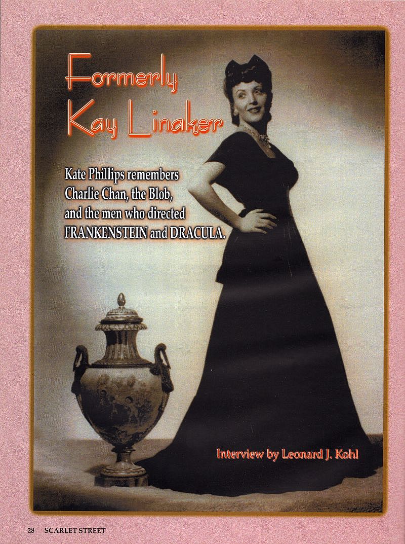 Study: Cast - Kay Linaker (CA006) - The Charlie Chan Family Home